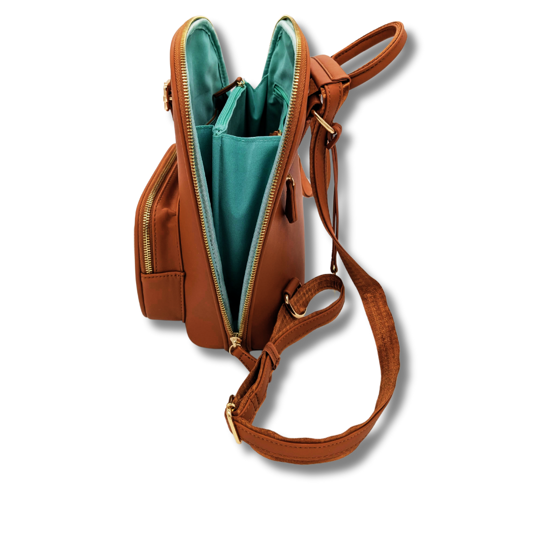 The Park View Crossbody Backpack - Fawn – Designer Park Company